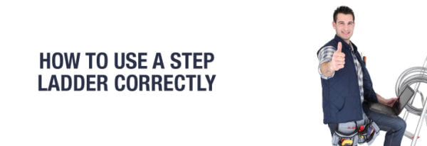 How to use a step ladder correctly | Browns Ladders