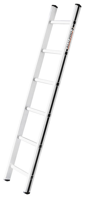 Hymer Blackline Single Section EN131-Pro Aluminium Ladder - Browns Ladders