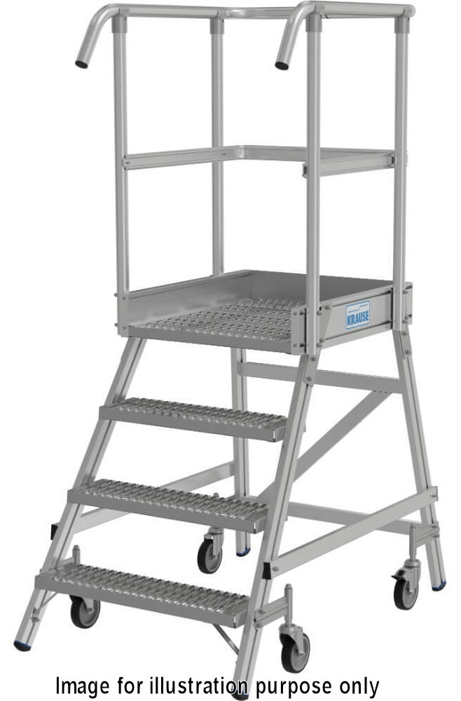 Krause Stabilo R13 6 Tread Single Sided Aluminium Work Platform ...