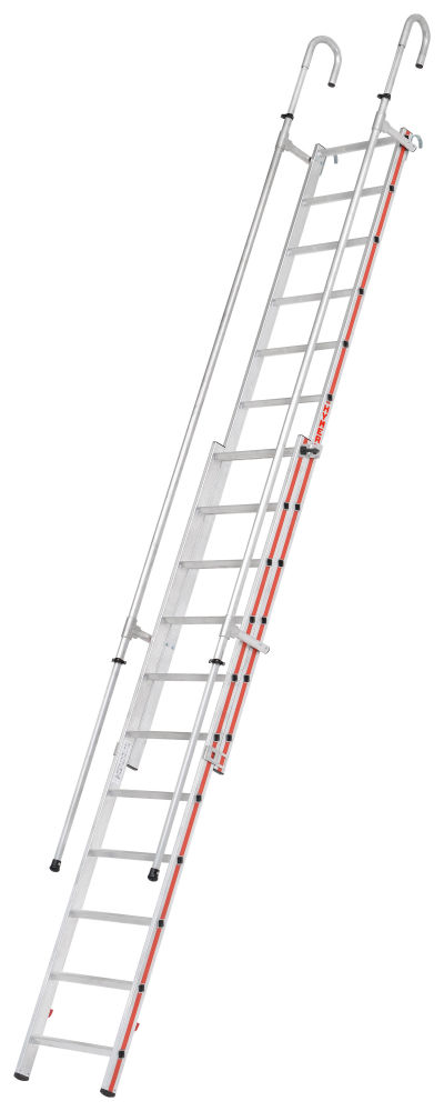 Hymer 11+12 Hookable Double Extension Ladder - Browns Ladders